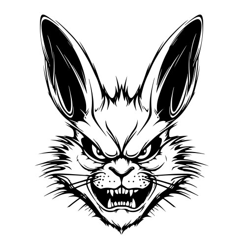 Angry Rabbit Vector Images (over 1,000)