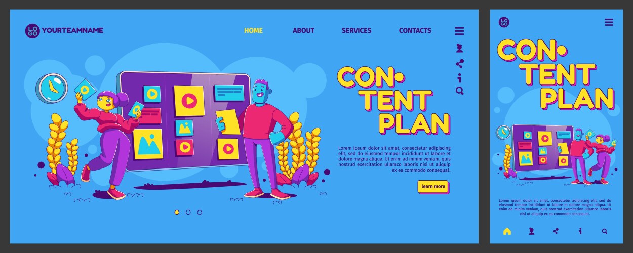 Plan Cartoon Vector Images (over 70,000)