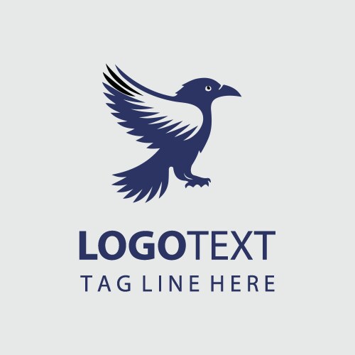 Crow logo Royalty Free Vector Image - VectorStock