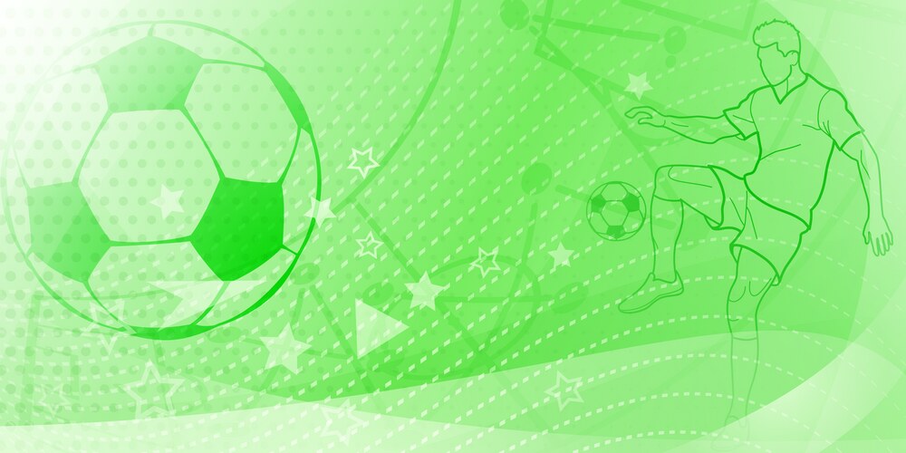 Soccer background in green colors Royalty Free Vector Image