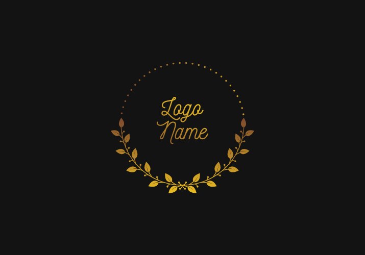 Gold Leaf Circle Vector Images (over 8,000)