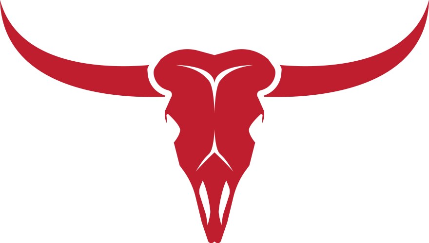 Energy bullhead logo set concept simple buffalo Vector Image