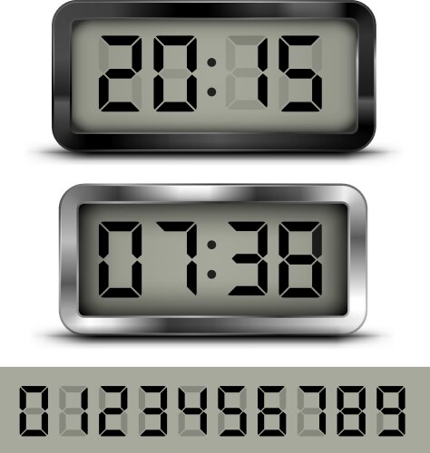 Digital Clock Vector Images (over 61,000)