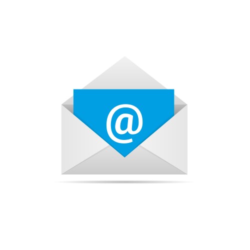 Email notification icon Royalty Free Vector Image