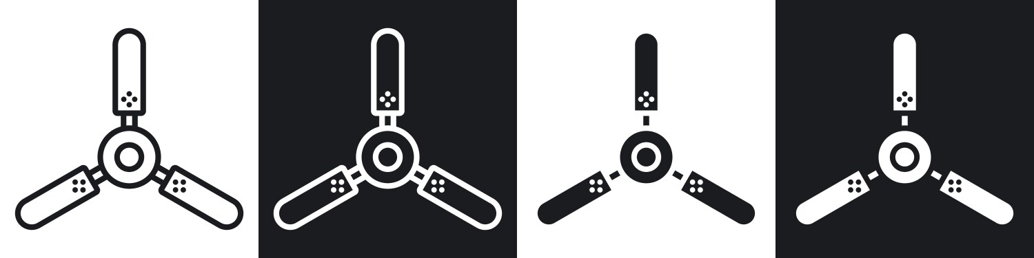 Ceiling Fan Symbol Vector Images (over 1,500)