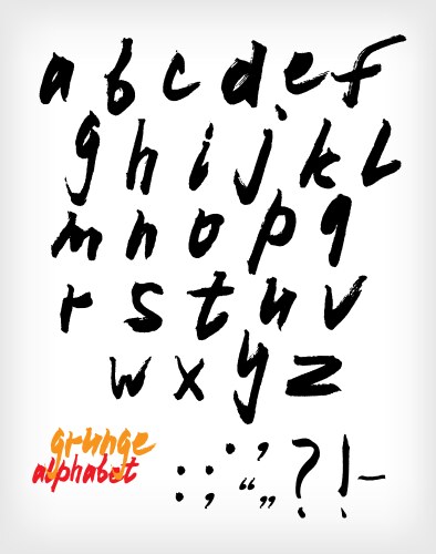 Alphabet Handwritten Vector Images (over 84,000)