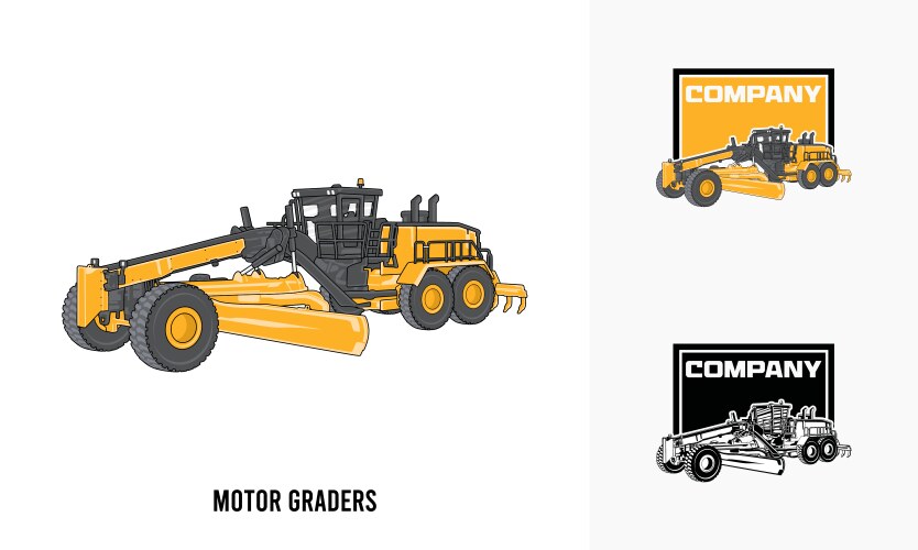 Motor Grader Vector Images (over 330)