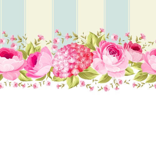 Blue Flower Border Vector Images (over 19,000)