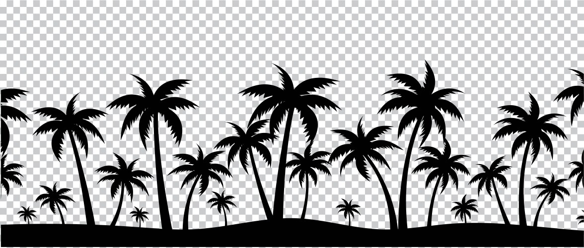 Palmeras Vector Curved Palm Tree Vector Art, Icons, And Graphics For