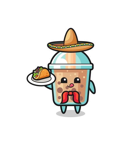Hand holding mexican taco traditional Royalty Free Vector