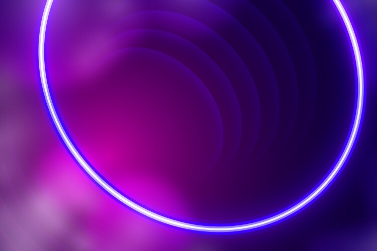 Realistic neon lights background Royalty Free Vector Image
