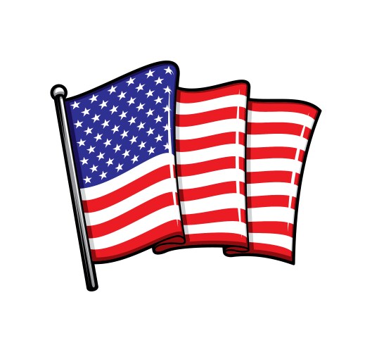 Usa thumbs up Royalty Free Vector Image - VectorStock