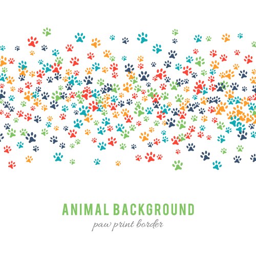 Dog Paw Border Vector Images (over 1,000)