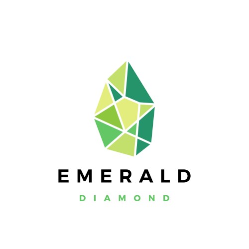 Colors of emerald Royalty Free Vector Image - VectorStock