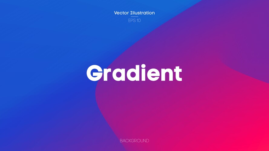Blue gradient abstract minimal background Vector Image