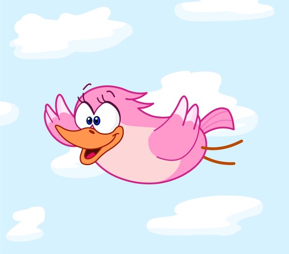 Flying Bird Cartoon Vector Images (over 50,000)