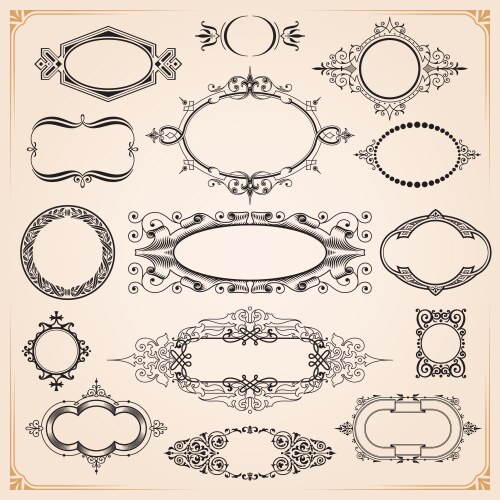 Oval Border Vector Images (over 18,000)