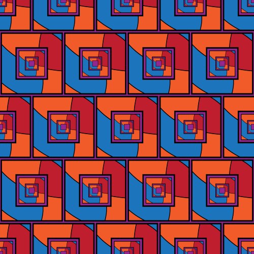 Abstract tile pattern Royalty Free Vector Image