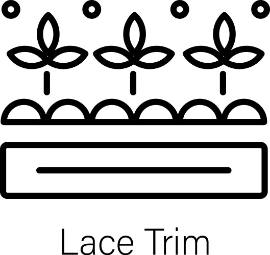 Lace trim Royalty Free Vector Image - VectorStock