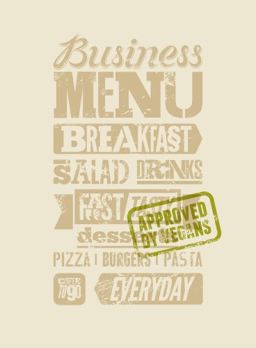 Vintage grunge design dessert menu Royalty Free Vector Image