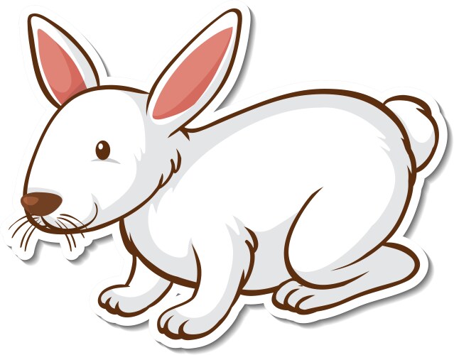 Stylized rabbit Royalty Free Vector Image - VectorStock