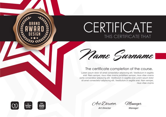 Certificate Vector Images (over 340,000)