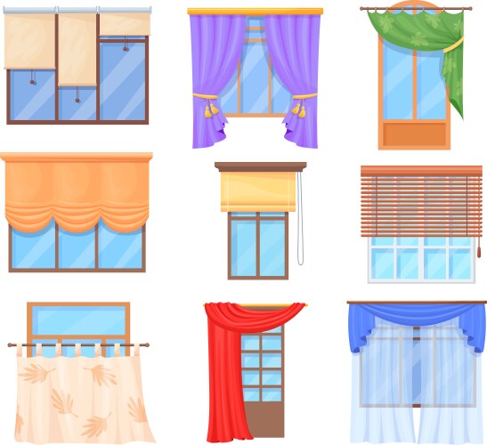 Cartoon Curtains Vector Images (over 8,800)