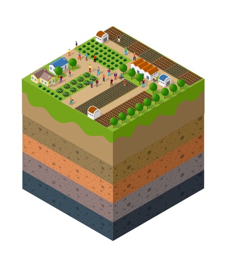 Underground Soil Vector Images (over 3,600)