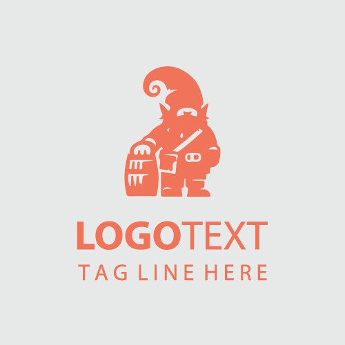 Dwarf logo Royalty Free Vector Image - VectorStock