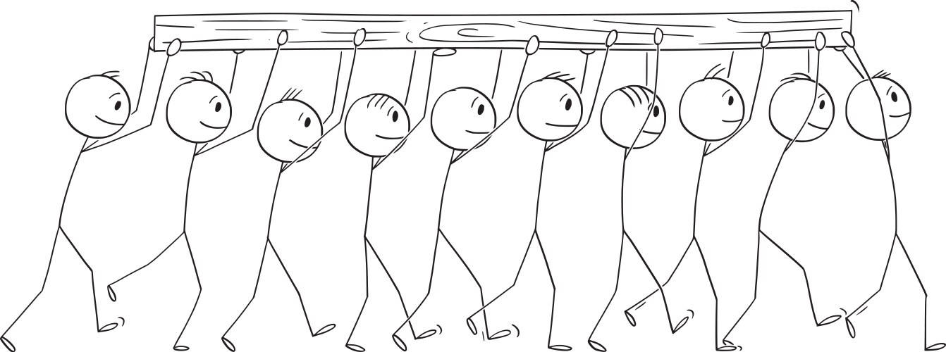 Stick Figure Working Together Vector Images (over 170)