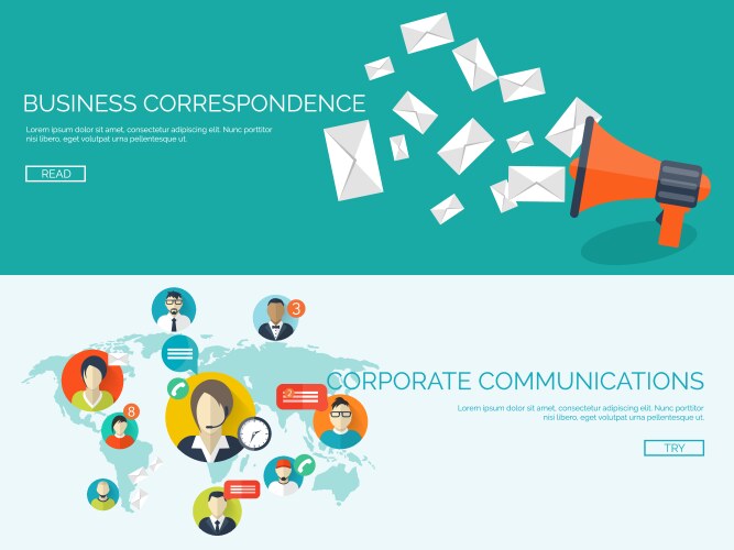 Communication technologies geographically Vector Image
