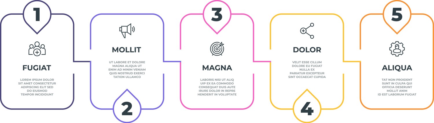 5 Step Infographic Vector Images (over 28,000)