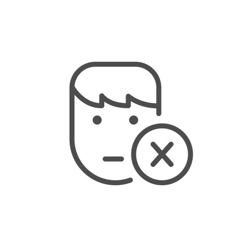 Conceptual icon of person wearing crown Royalty Free Vector