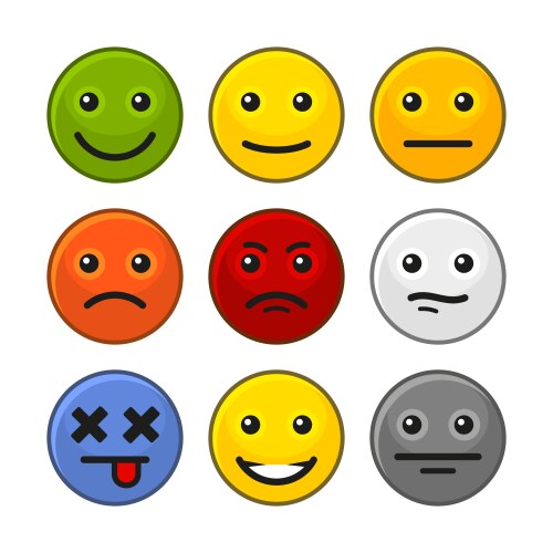 Smiley Face Red Green Yellow Vector Images (over 390)
