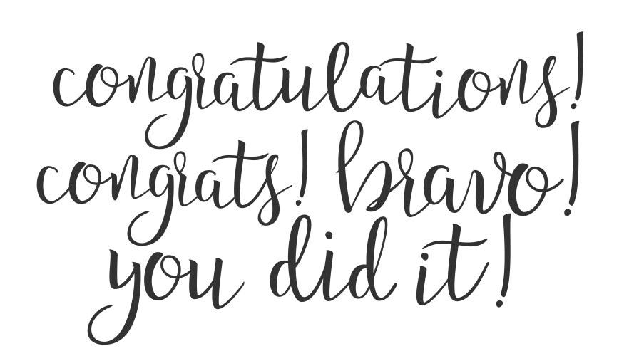 Congratulations Word Art Vector Images (over 3,000)