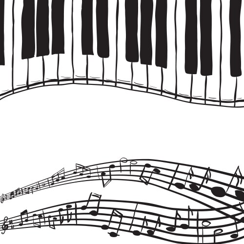 Piano Keys Curved Vector Images (over 260)