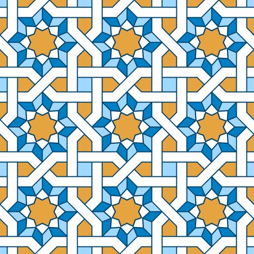 Arabic seamless pattern Royalty Free Vector Image
