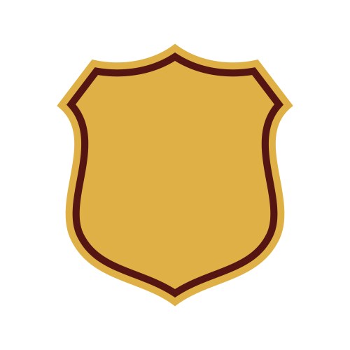 Christian cross and shield faith church logo Vector Image