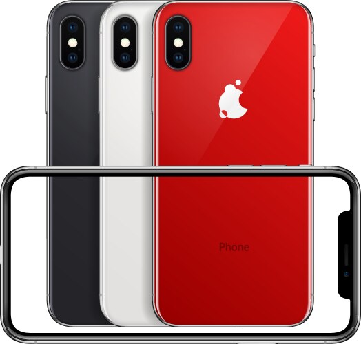 Iphone 12 dummy frame on back side Royalty Free Vector Image