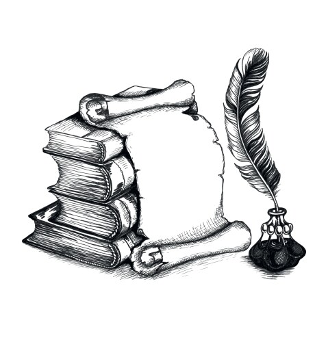 Stack of books Royalty Free Vector Image - VectorStock