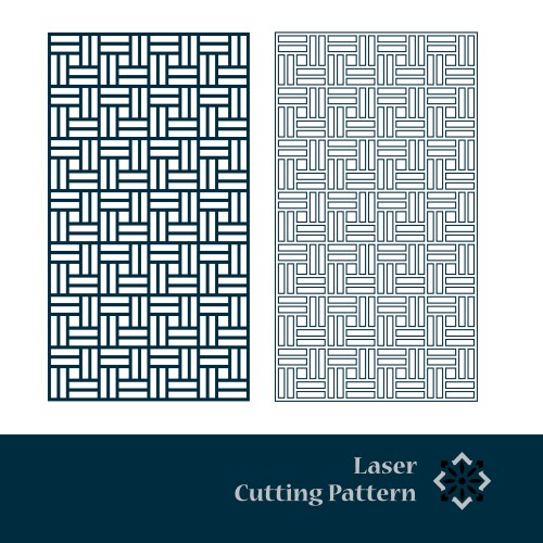 Flower clipart design laser cut pattern Royalty Free Vector