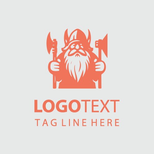 Dwarf logo Royalty Free Vector Image - VectorStock