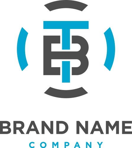 Bridge symbol logo template Royalty Free Vector Image