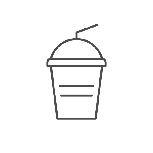 Smoothie drinks cartoon Royalty Free Vector Image