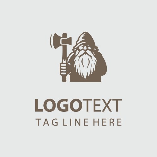 Dwarf logo Royalty Free Vector Image - VectorStock