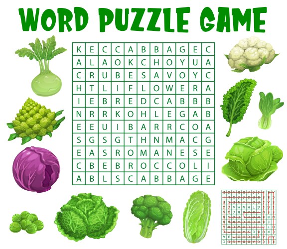 Raw fruits word search puzzle game worksheet Vector Image