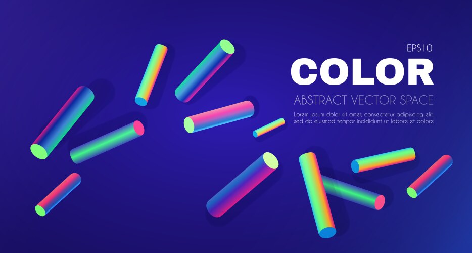 Retro euphoria vibrant blob shapes for designers Vector Image