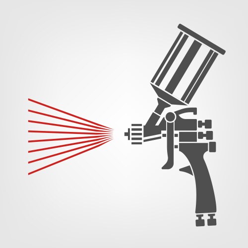 Spray gun icon Royalty Free Vector Image - VectorStock