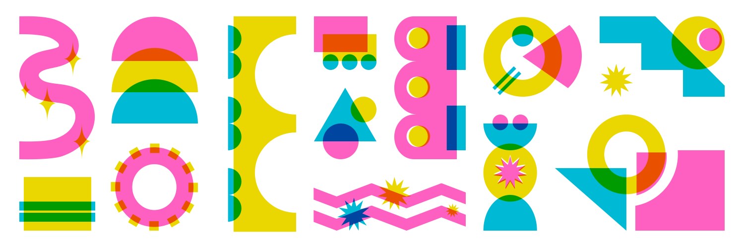 Geometric Shape Overlay Vector Images (over 20,000)