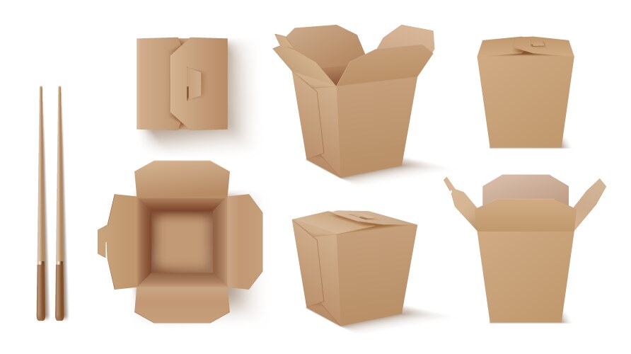 Wok Box Mockup Vector Images (over 110)